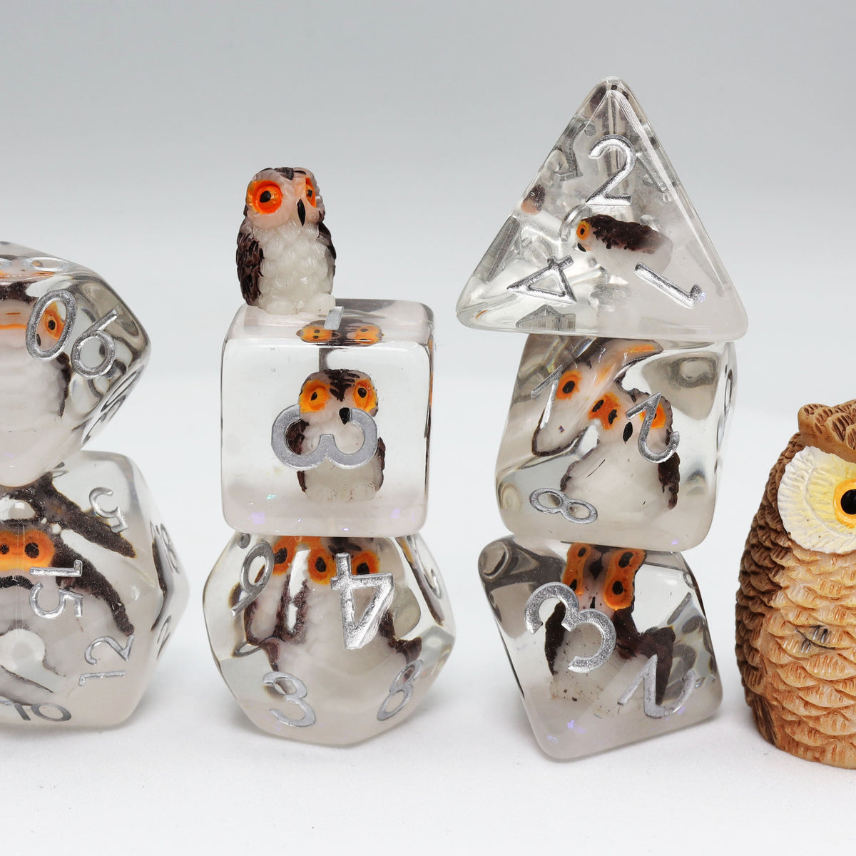 Wise Owl RPG Dice Set – Foam Brain Wholesale