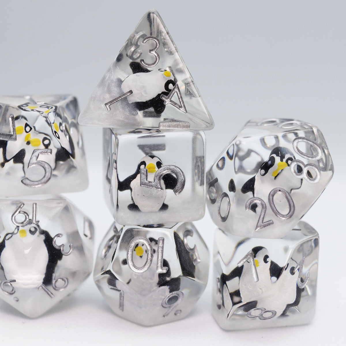 Baby Penguin RPG Dice Set – Foam Brain Wholesale