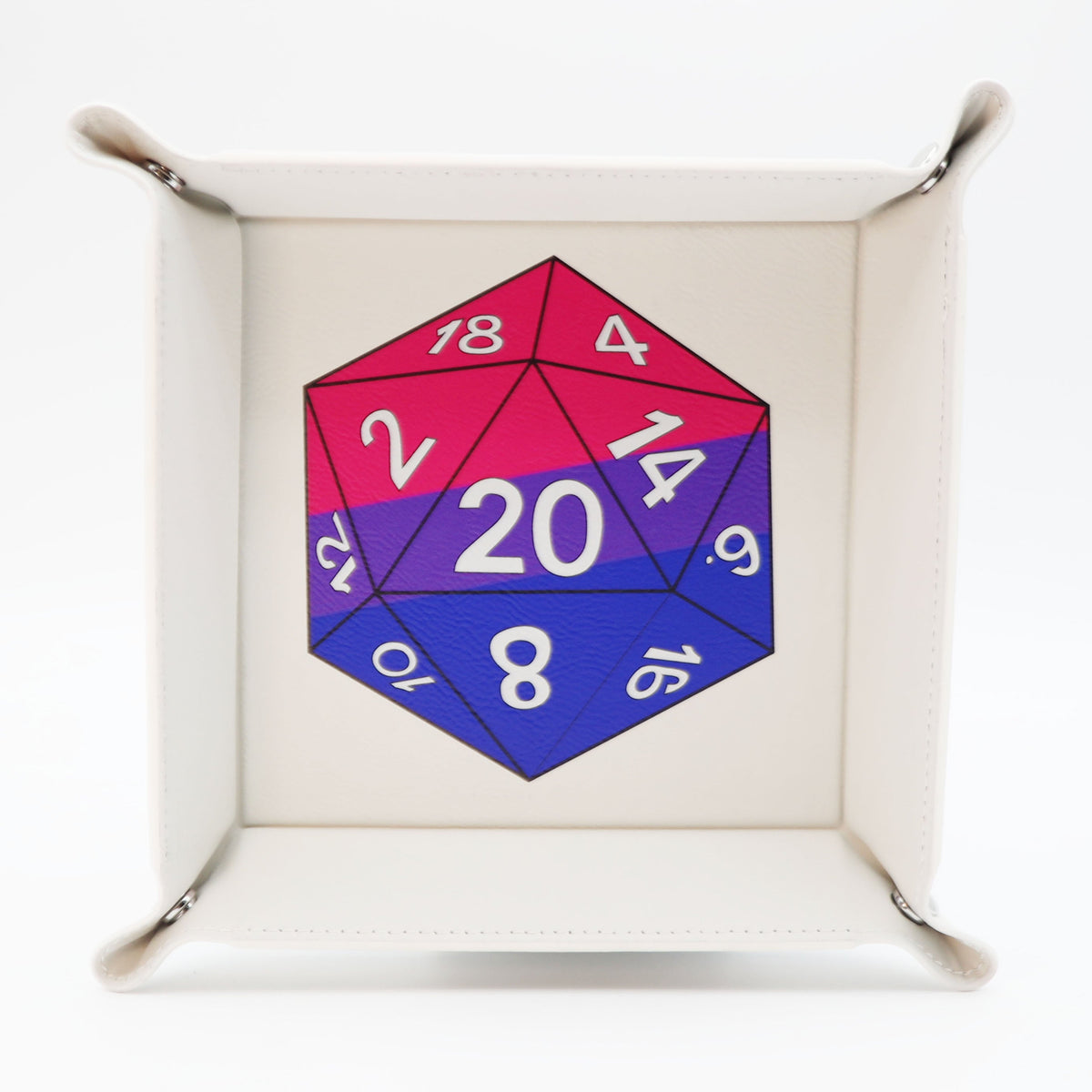 Pride D20 Snap Tray: Bisexual – Foam Brain Wholesale