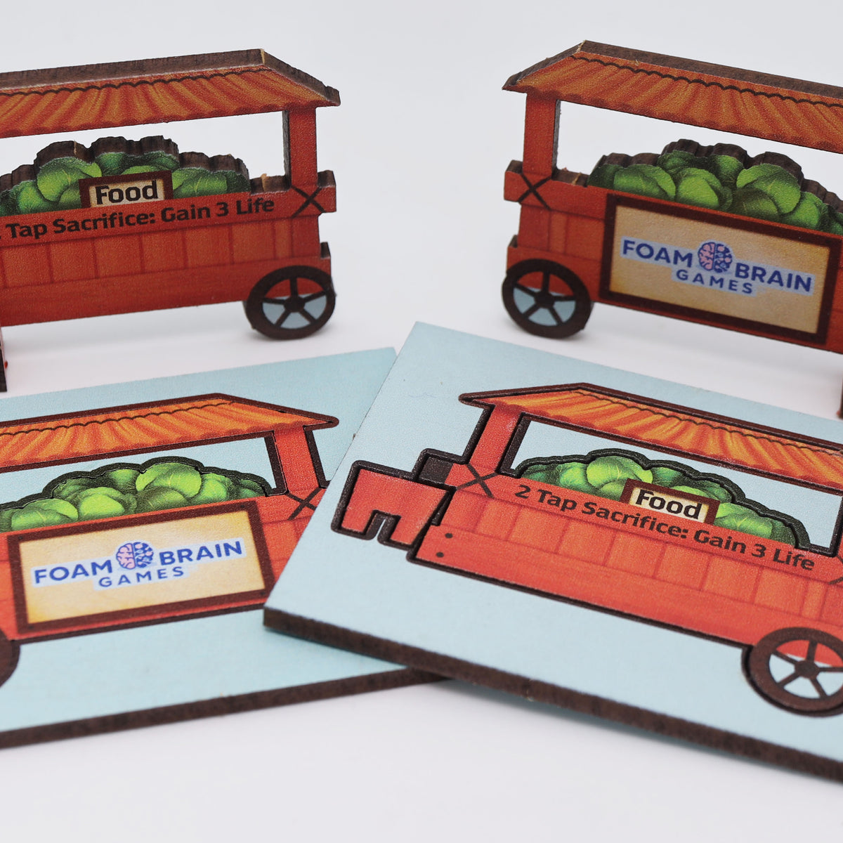 Cabbage Cart Token (36 Tokens) – Foam Brain Wholesale