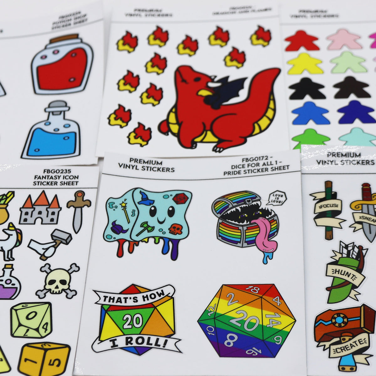 Sticker Sheets – Foam Brain Wholesale