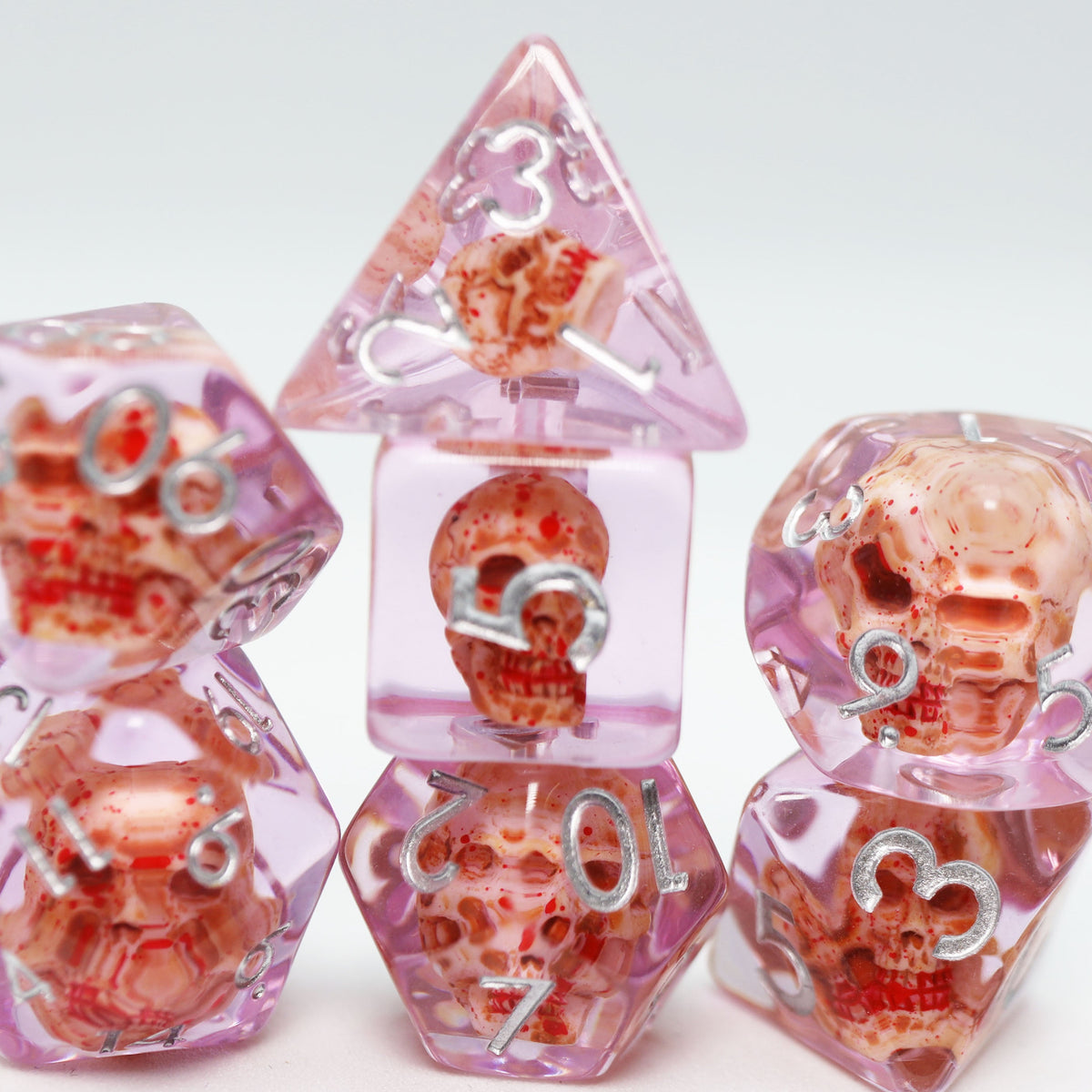 Bloody Skull RPG Dice Set – Foam Brain Wholesale
