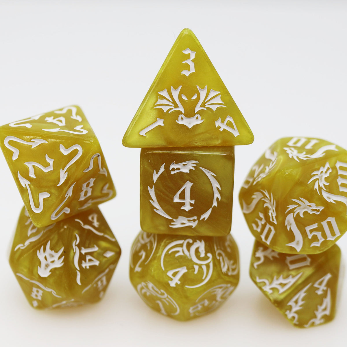 Drake's Flight: Lightning RPG Dice Set – Foam Brain Wholesale
