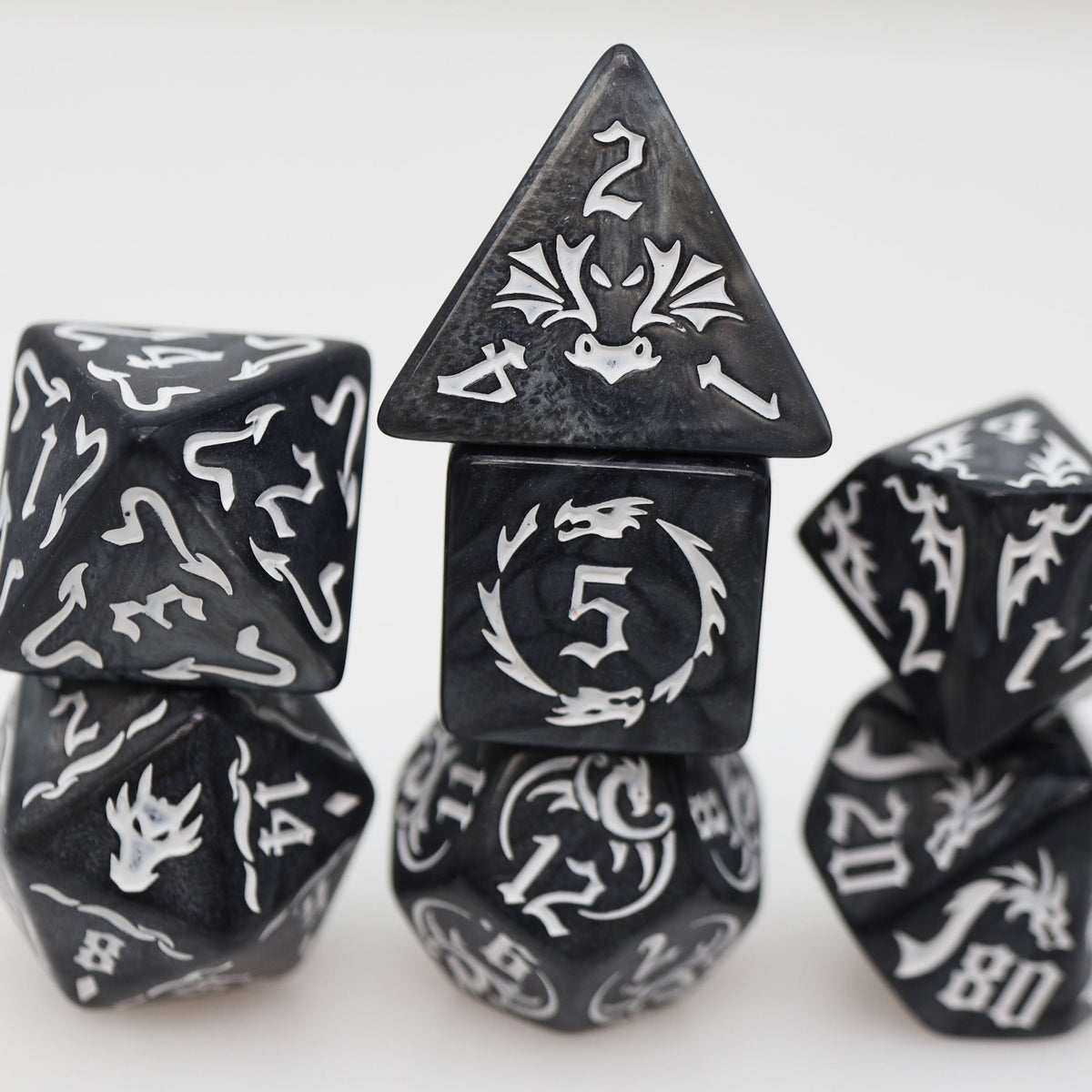 Drake's Flight: Nightmare RPG Dice Set – Foam Brain Wholesale