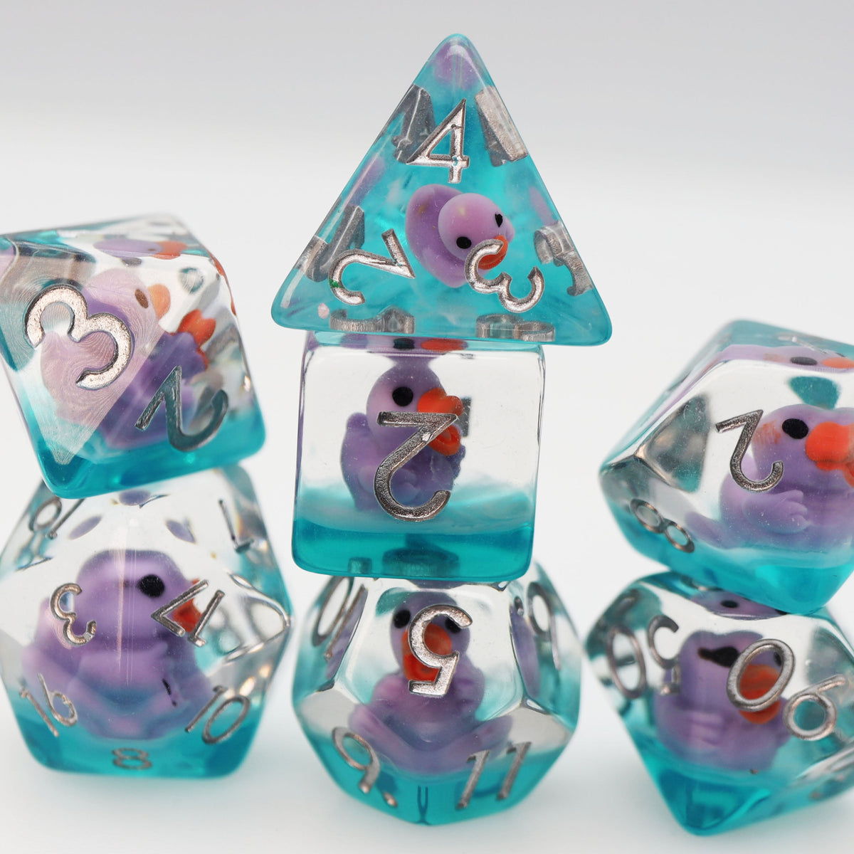 Lovely Duck RPG Dice Set – Foam Brain Wholesale