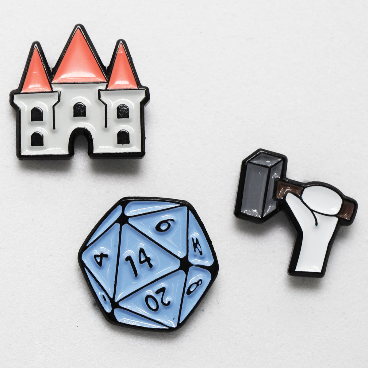 Mini Pins: Castle Builders – Foam Brain Wholesale