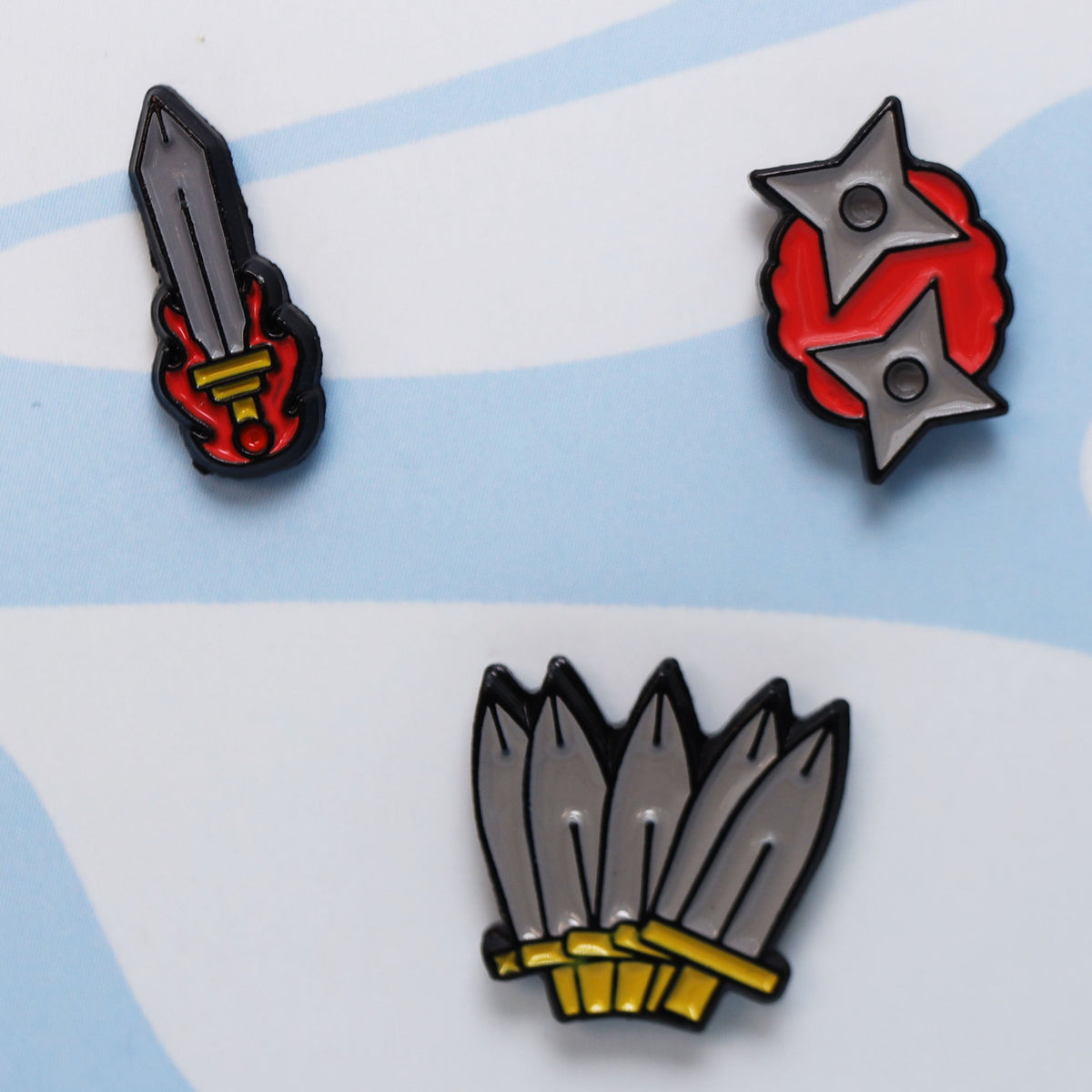 Mini Pins: Weapons Pack – Foam Brain Wholesale