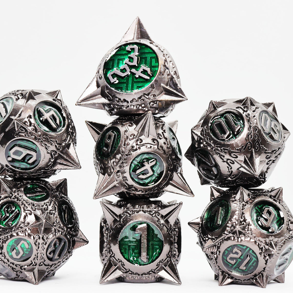 Meteor Storm: Hunter's Moon - Metal RPG Dice Set – Foam Brain Wholesale