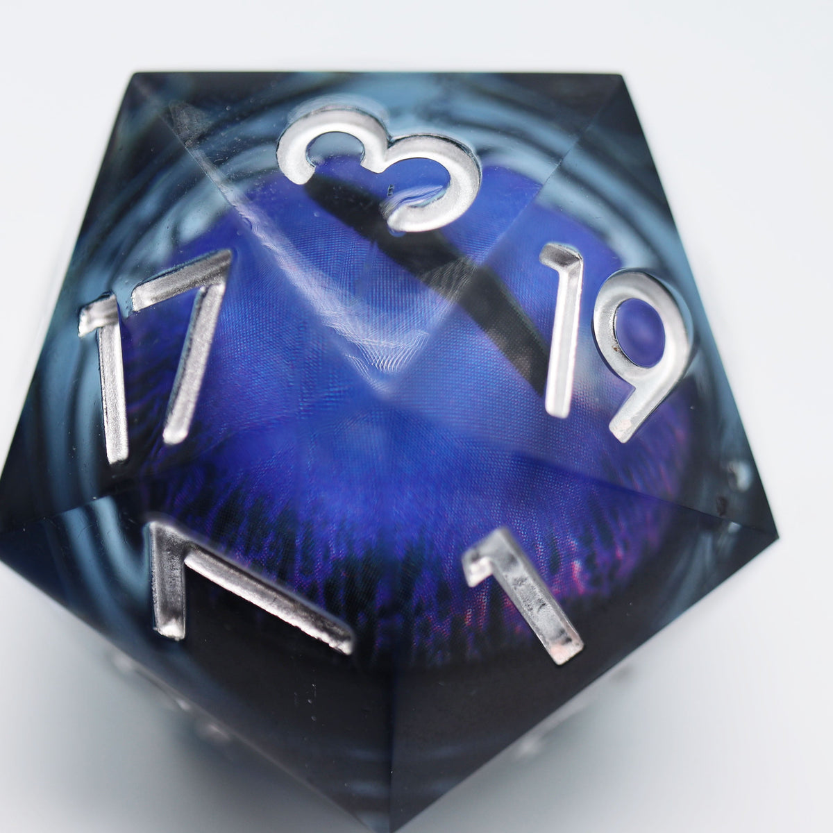 35mm Moving Eye D20 - Purple Cyclops Eye – Foam Brain Wholesale