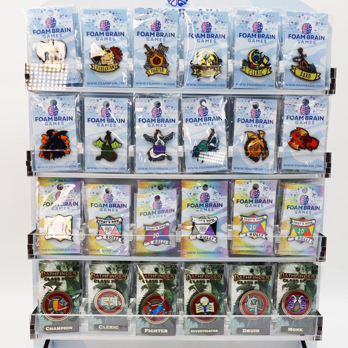 Dynamic Pin Display – Foam Brain Wholesale