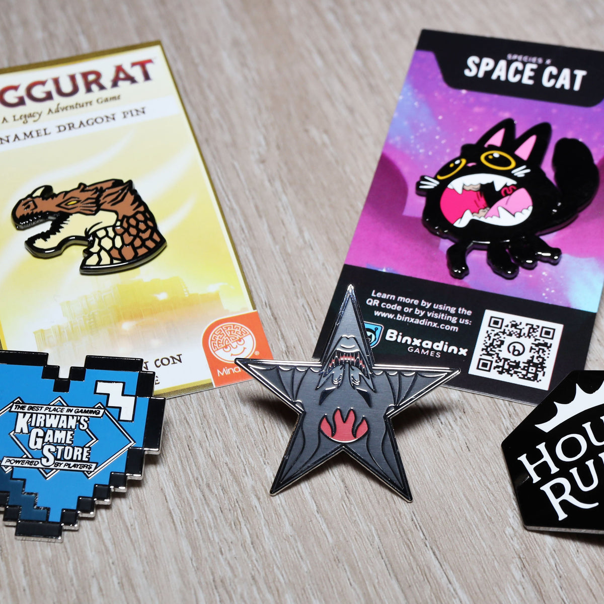 Custom Hard Enamel Pin – Foam Brain Wholesale